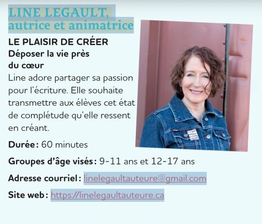 Nouvelles – Line Legault auteure